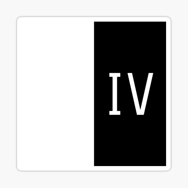 "Black and white IV" Sticker by Shiro-To-Koro | Redbubble