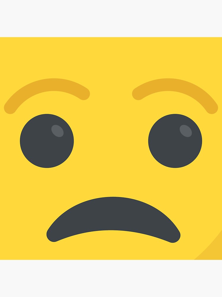 "Sad React Emotion" Sticker by danmsimi | Redbubble