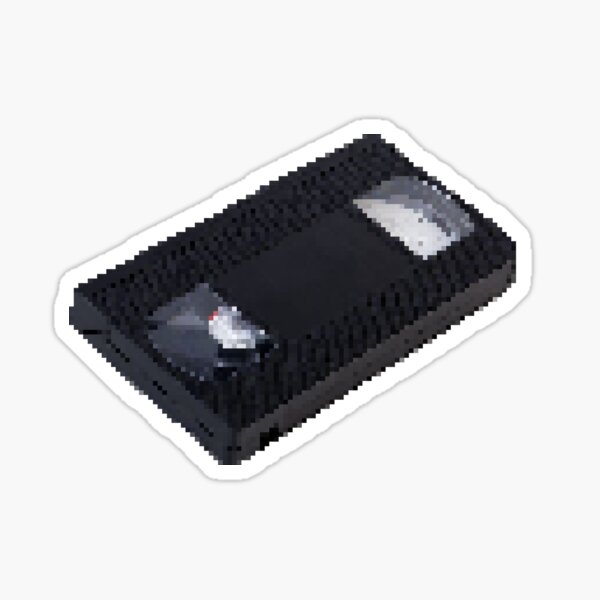 "VHS TAPE PIXEL / SPRITE" Sticker for Sale by FalcoSpankz | Redbubble