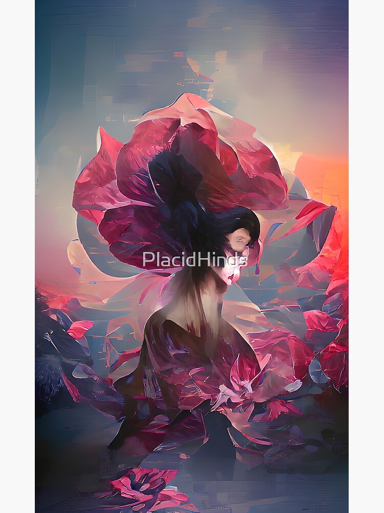 "Sad Petal Lady" Poster for Sale by PlacidHinds | Redbubble