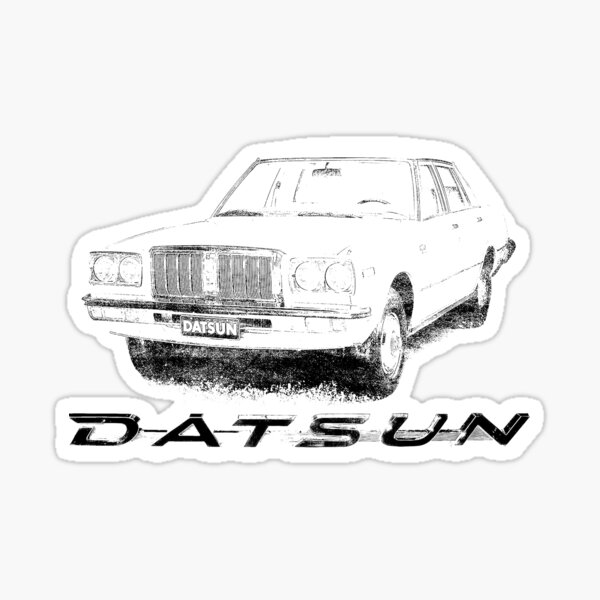 Pegatina «Datsun Laurel 200L 200B C230 1977-78 Logotipo» de DatsunStyle ...