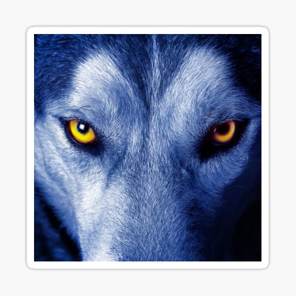 "Wolf Troublemaker,werewolf movies" Sticker for Sale by LGMmugsdesign ...