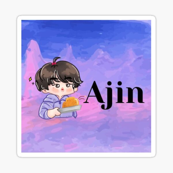 "JIN - BTS" Sticker by Ajin2003 | Redbubble