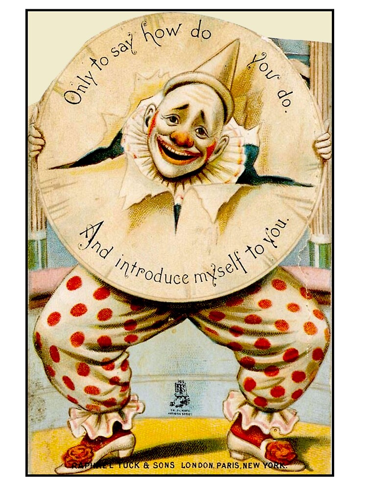 Clipart De Clown De Cirque Vintage Antique CIRCUS Clowns Digital