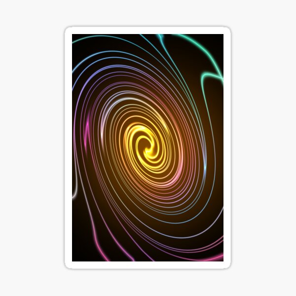 "Galaxy + Black Hole" Sticker for Sale by Moxn01 | Redbubble