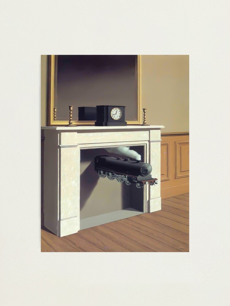 "Rene Magritte - Time Transfixed" Photographic Print for Sale by Lolc ...