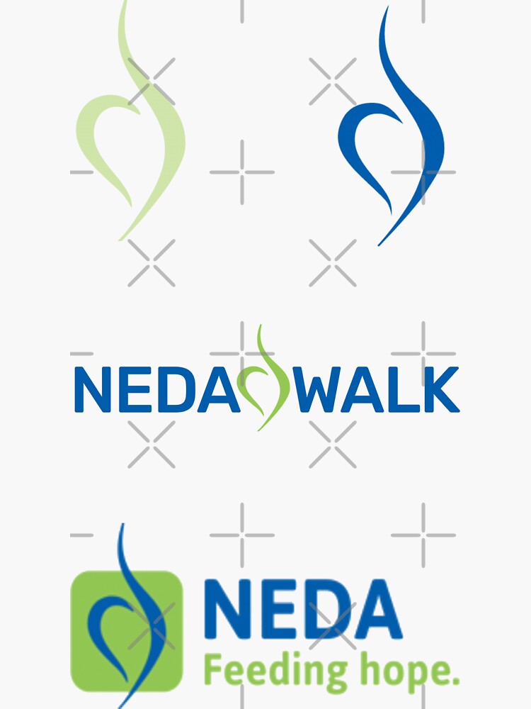 "NEDA sheet" Sticker by kjwenzel11 | Redbubble