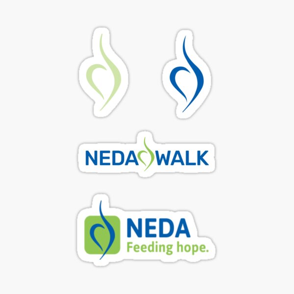 "NEDA sheet" Sticker by kjwenzel11 | Redbubble