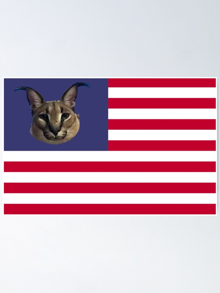 "Floppa nation " Poster for Sale by cheapfan | Redbubble