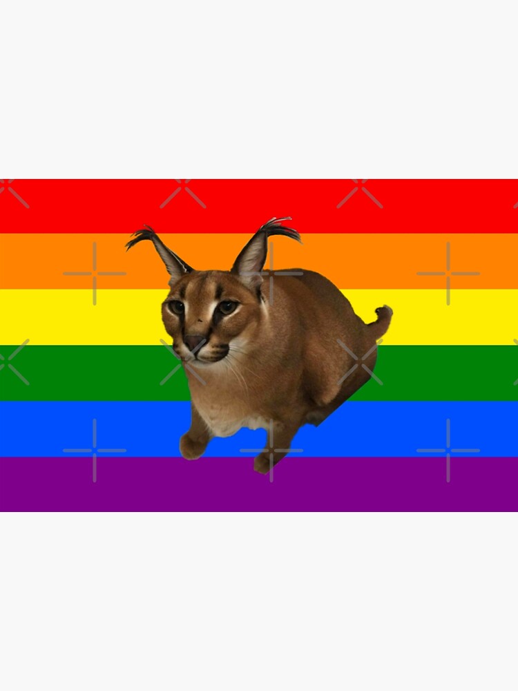 "big floppa pride" Poster for Sale by cheapfan | Redbubble