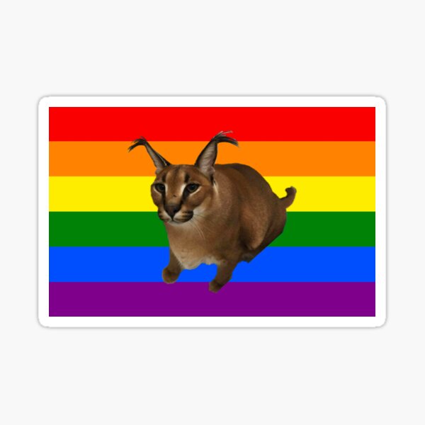 "big floppa pride" Sticker by cheapfan | Redbubble