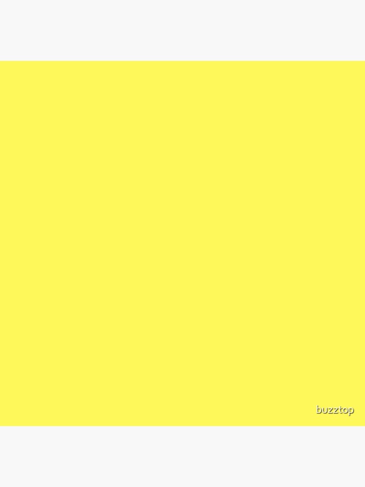 "Dodie Yellow #fef65b , RGB color" Sticker by buzztop | Redbubble