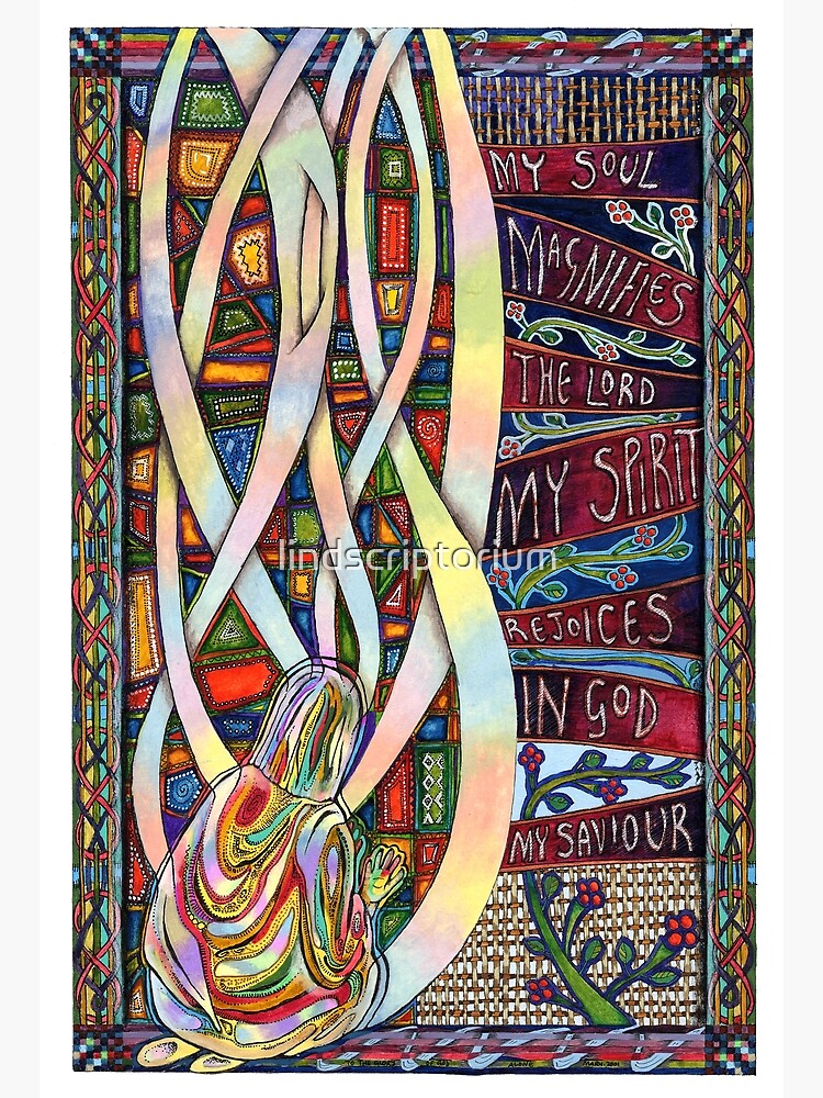"Magnificat" Poster for Sale by lindscriptorium | Redbubble