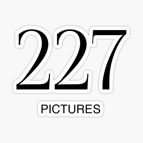 "227 Pictures Logo" Sticker by 227Pictures | Redbubble