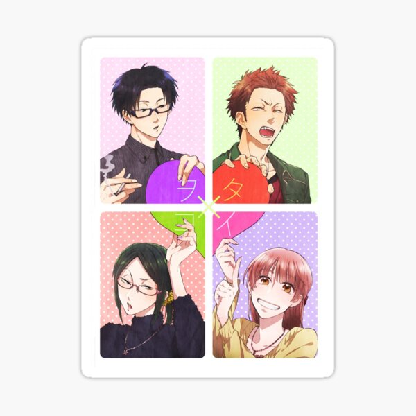 "Wotakoi Love is hard for otaku Kabakura, Hanako Hirotaka and Narumi ...