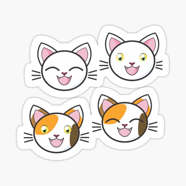 "Same cats Sticker Pack Sticker" Sticker by Kamelart | Redbubble