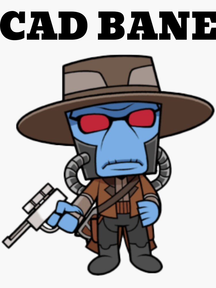 "Cad Bane" Sticker for Sale by NineOneOne | Redbubble