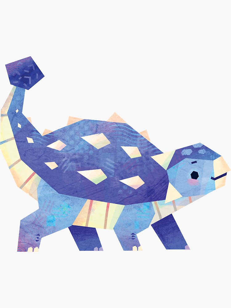 "Baby Blue Ankylosaurus" Sticker for Sale by Gemma Gould | Redbubble