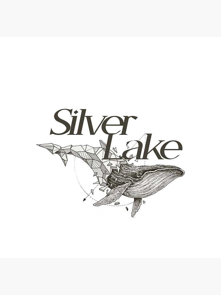 "Silver Lake Logo" Sticker by elektrip | Redbubble