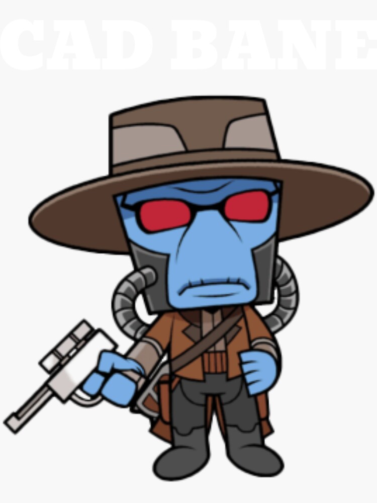 "Cad Bane" Sticker by NineOneOne | Redbubble