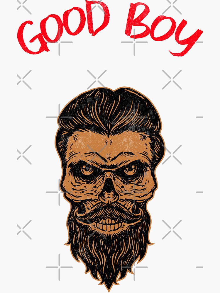 "Good boy" Sticker by CrazyHowCool | Redbubble