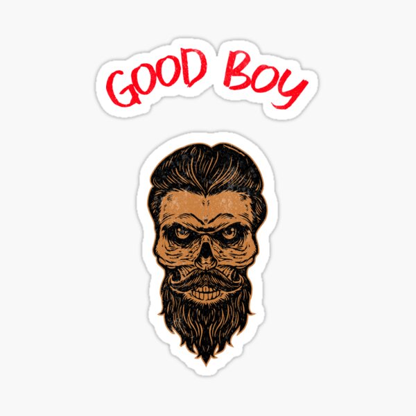 "Good boy" Sticker by CrazyHowCool | Redbubble