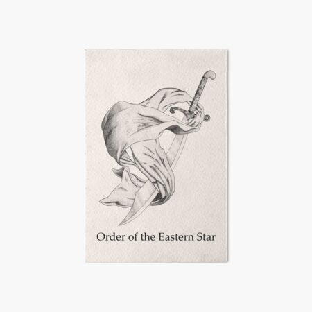 "The Sword and Veil - Order of the Eastern Star" Art Board Print for ...