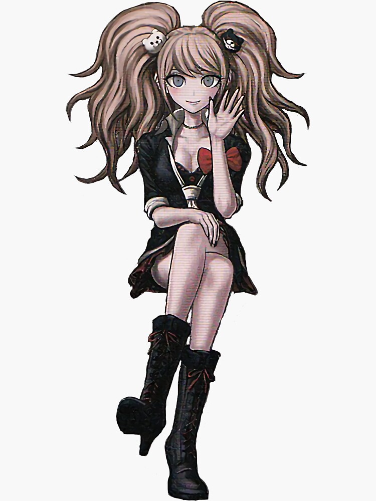 "junko " Sticker for Sale by SNOOPYSNEEK | Redbubble