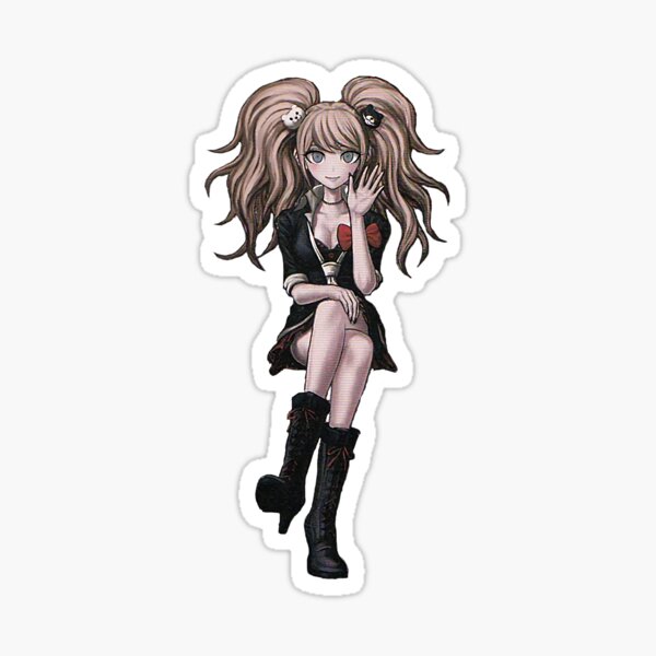 "junko " Sticker for Sale by SNOOPYSNEEK | Redbubble