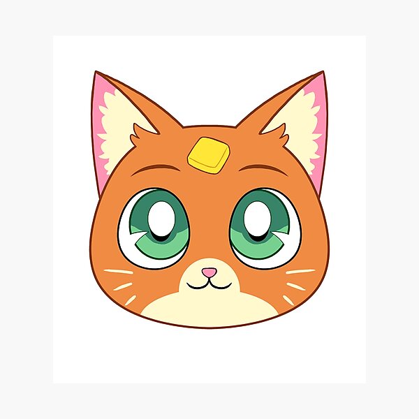 "Sailor Jorts the Cat - Kawaii orange ginger anime cat with butter ...