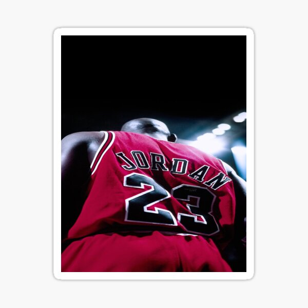 "MICHAEL JORDAN/BASKETBALL" Sticker by EleganceBySport | Redbubble