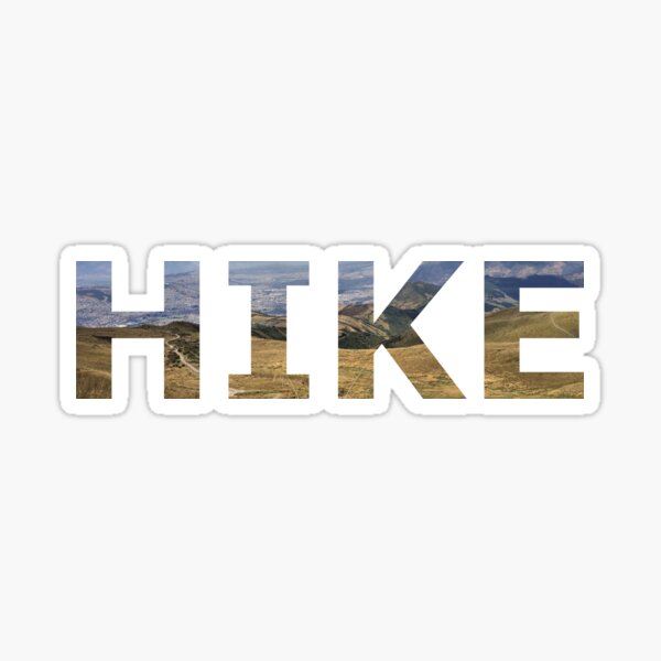 "HIKE" Sticker by 22anna22 | Redbubble