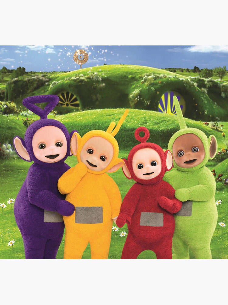 "Teletubbies Design" Sticker by FunkyTom | Redbubble