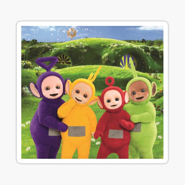 "Teletubbies Design" Sticker by FunkyTom | Redbubble