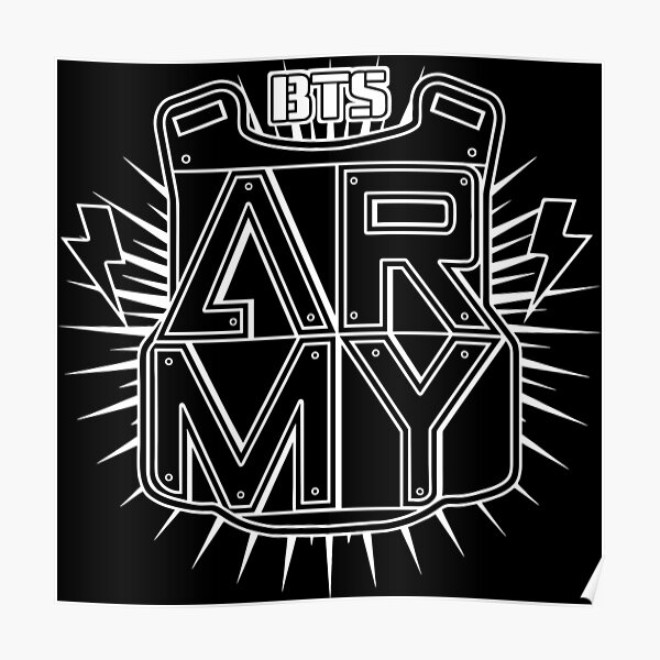"BTS ARMY" Poster by dexta | Redbubble