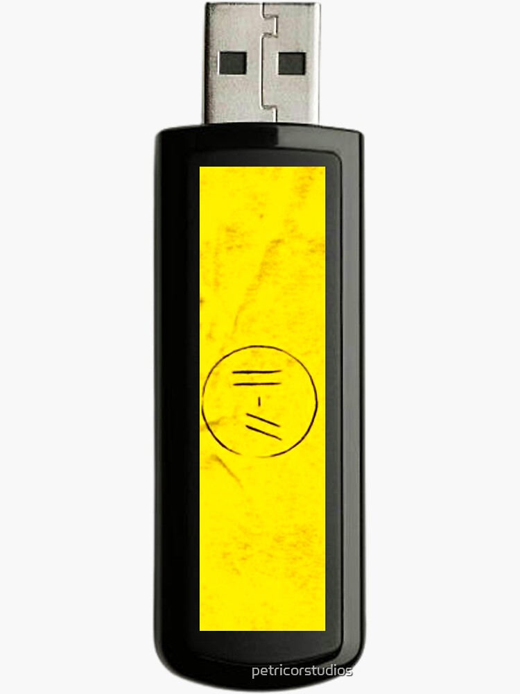 "Flash Drive 21 Pil Transparent Sticker" Sticker for Sale by ...