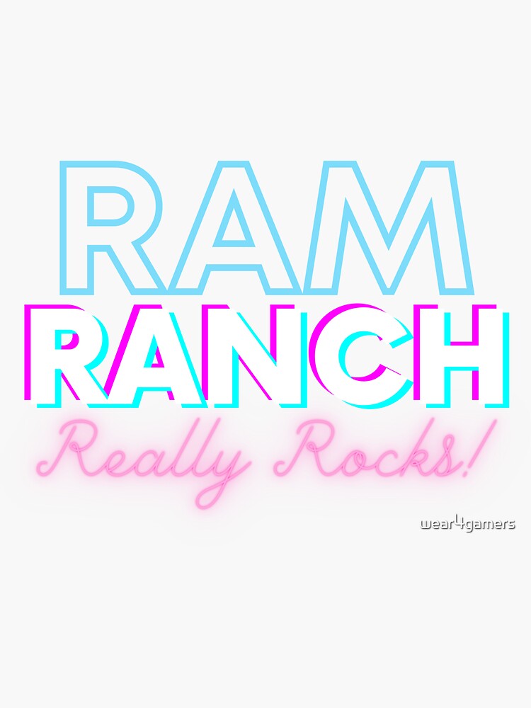 "ram ranch really rocks | ram ranch | cowboys of ram ranch" Sticker by ...