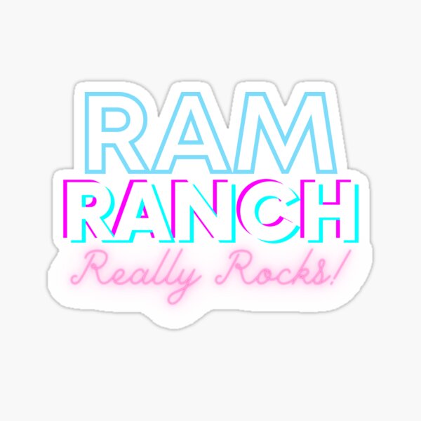 "ram ranch really rocks | ram ranch | cowboys of ram ranch" Sticker by ...
