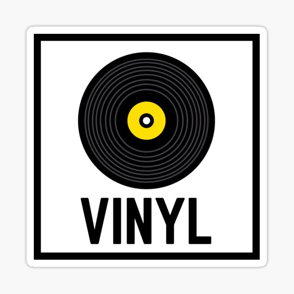 "Vinyl Record LP Box" Sticker for Sale by SPIDER55 | Redbubble
