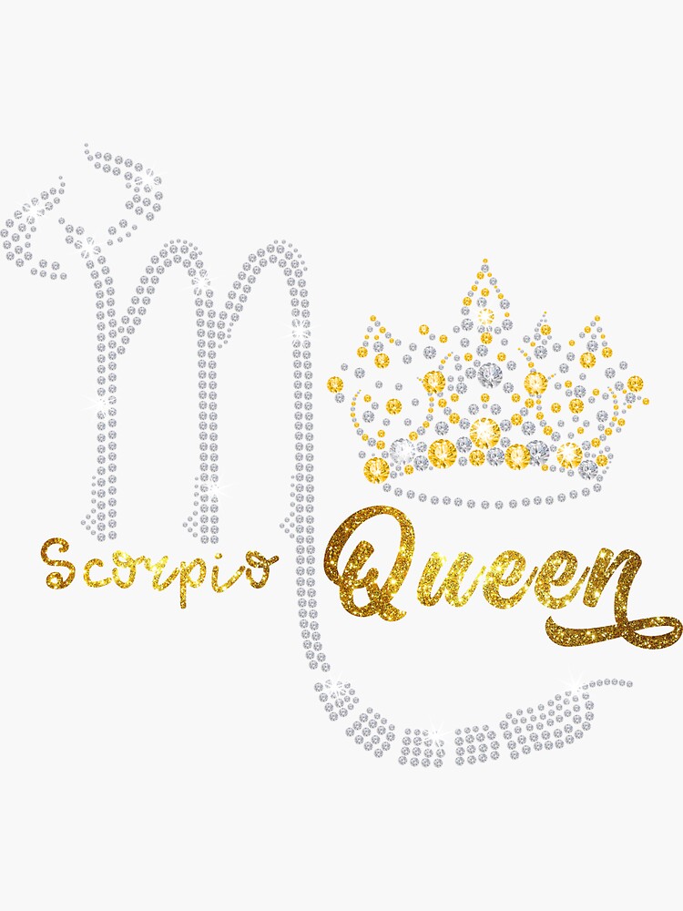 "Scorpio Queen" Sticker by Treasure-Art | Redbubble