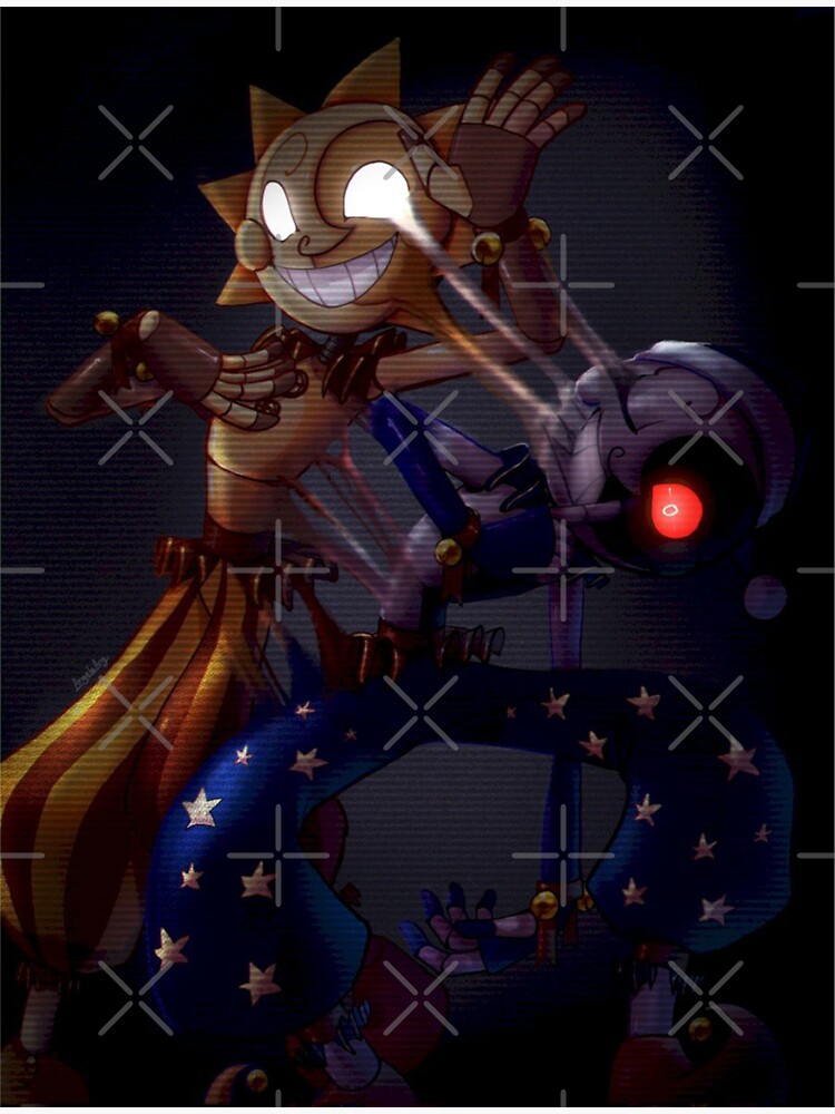 Pegatina «gota de sol fnaf» de wwmc- | Redbubble