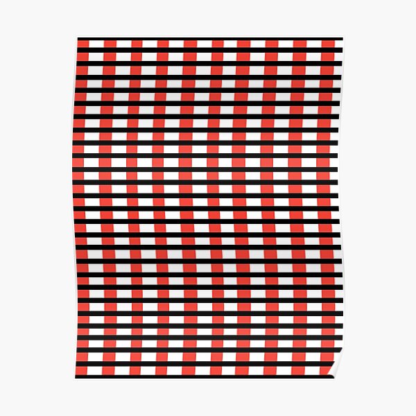 "Attractive classic red square model" Poster for Sale by weLoveShop ...