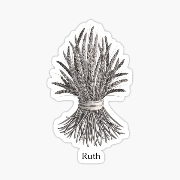 "Sheaf of Wheat - Ruth" Sticker for Sale by ARIsEasternStar | Redbubble