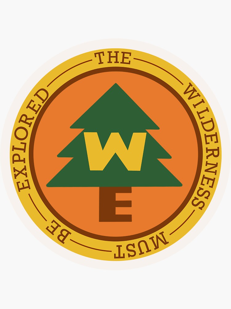 "Wilderness Explorer" Sticker for Sale by MagicalAlli | Redbubble