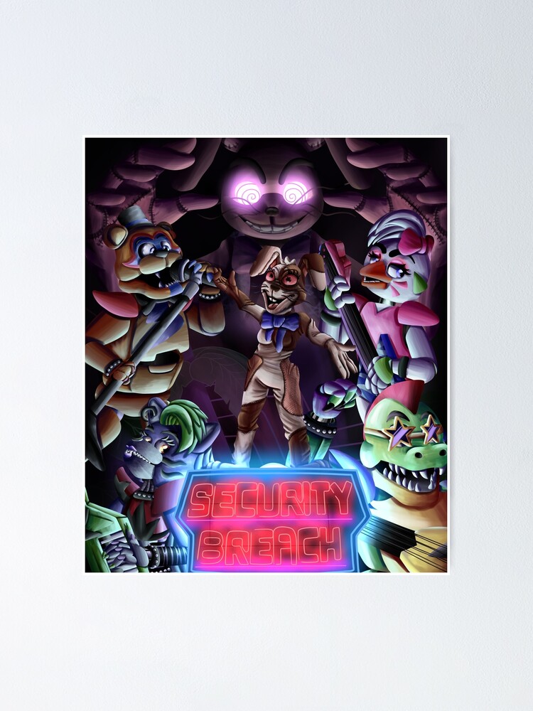 "Fnaf Security Breach " Poster by MR-ABM | Redbubble