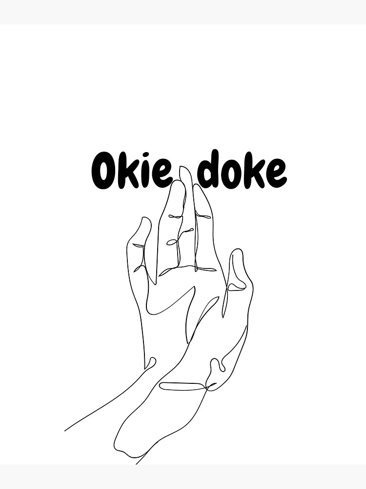 "Okie Doke" Sticker by rednwirashop | Redbubble