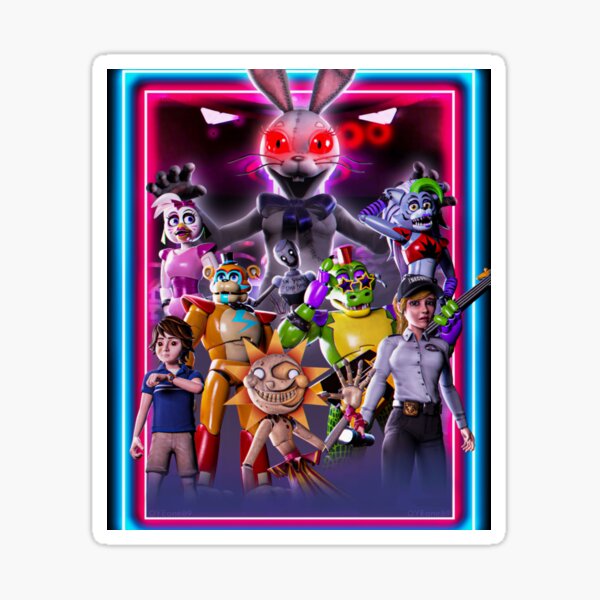 "Fnaf Security Breach " Sticker by MR-ABM | Redbubble