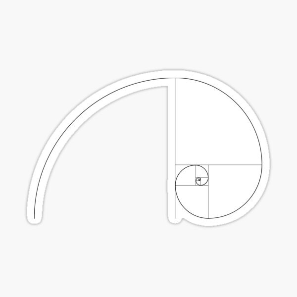 "Fibonacci Sequence " Sticker by HumanAcademy | Redbubble