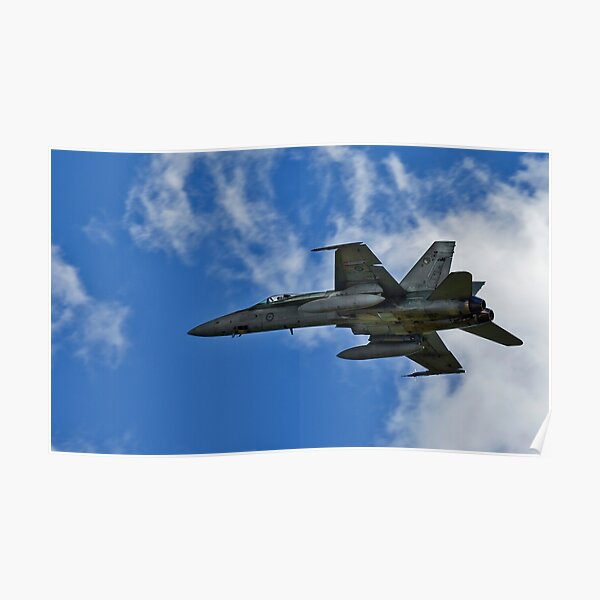 "F/A 18 Hornet RAAF" Poster by diggle | Redbubble