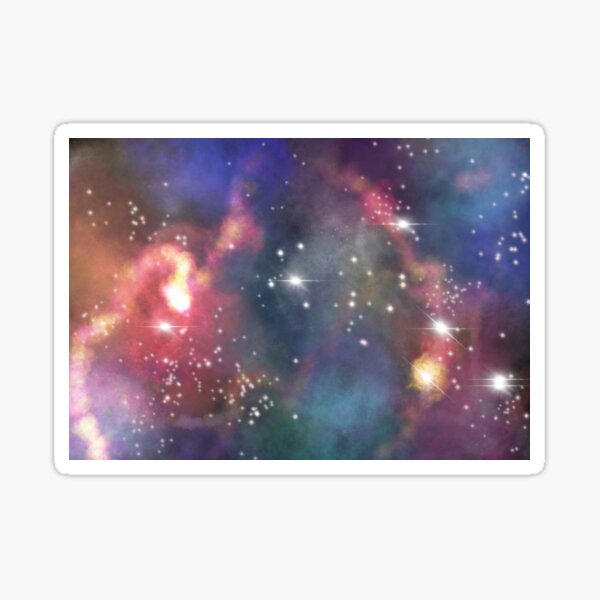 "Original artwork of Nebula " Sticker by Elizabeth-Banks | Redbubble
